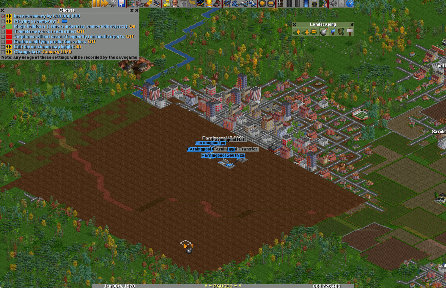 How cheat in OpenTTD? - StrateGGames