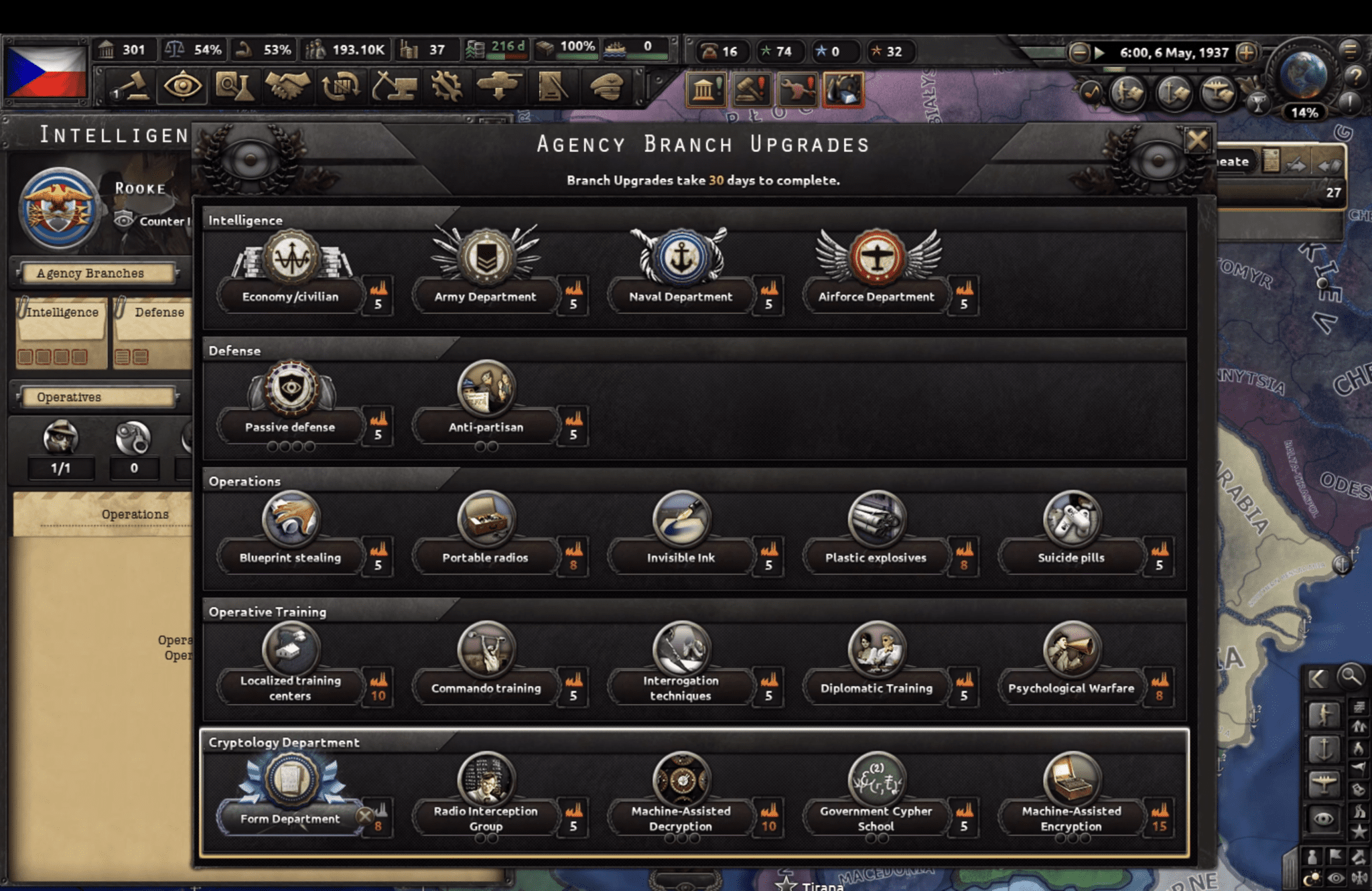Intelligence agency in HOI4 - StrateGGames