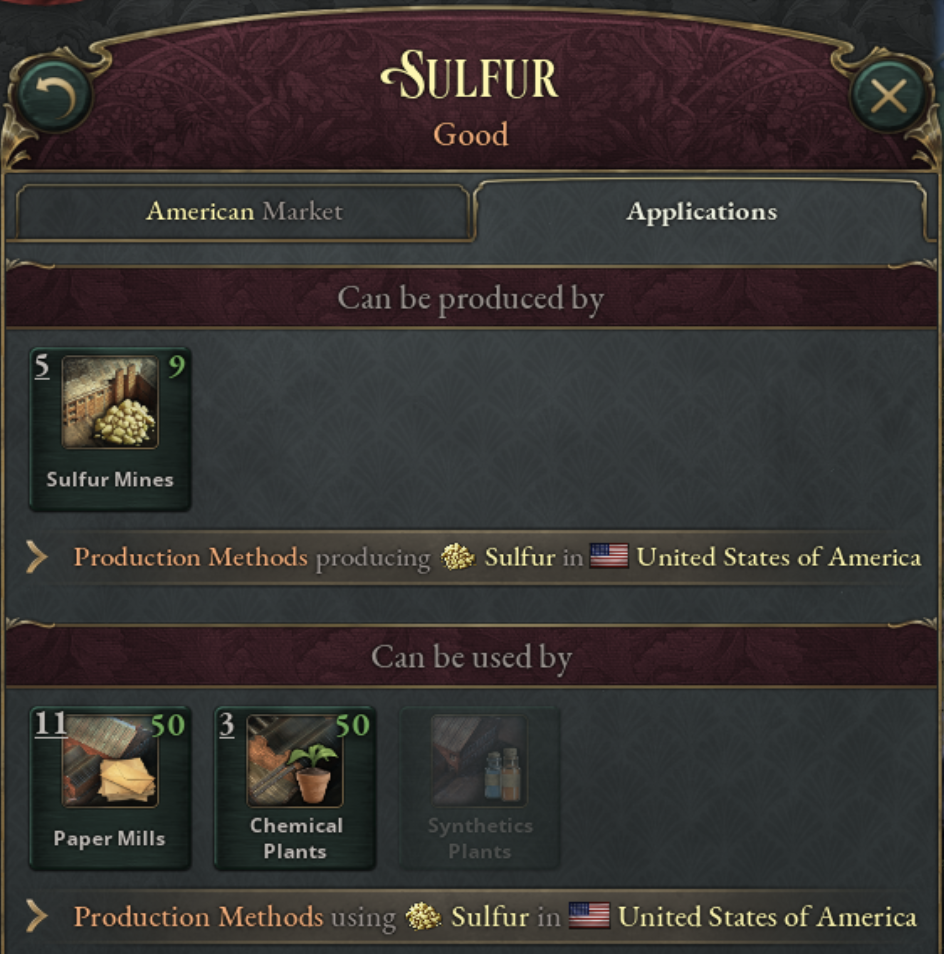 Sulfur in Victoria 3 - StrateGGames