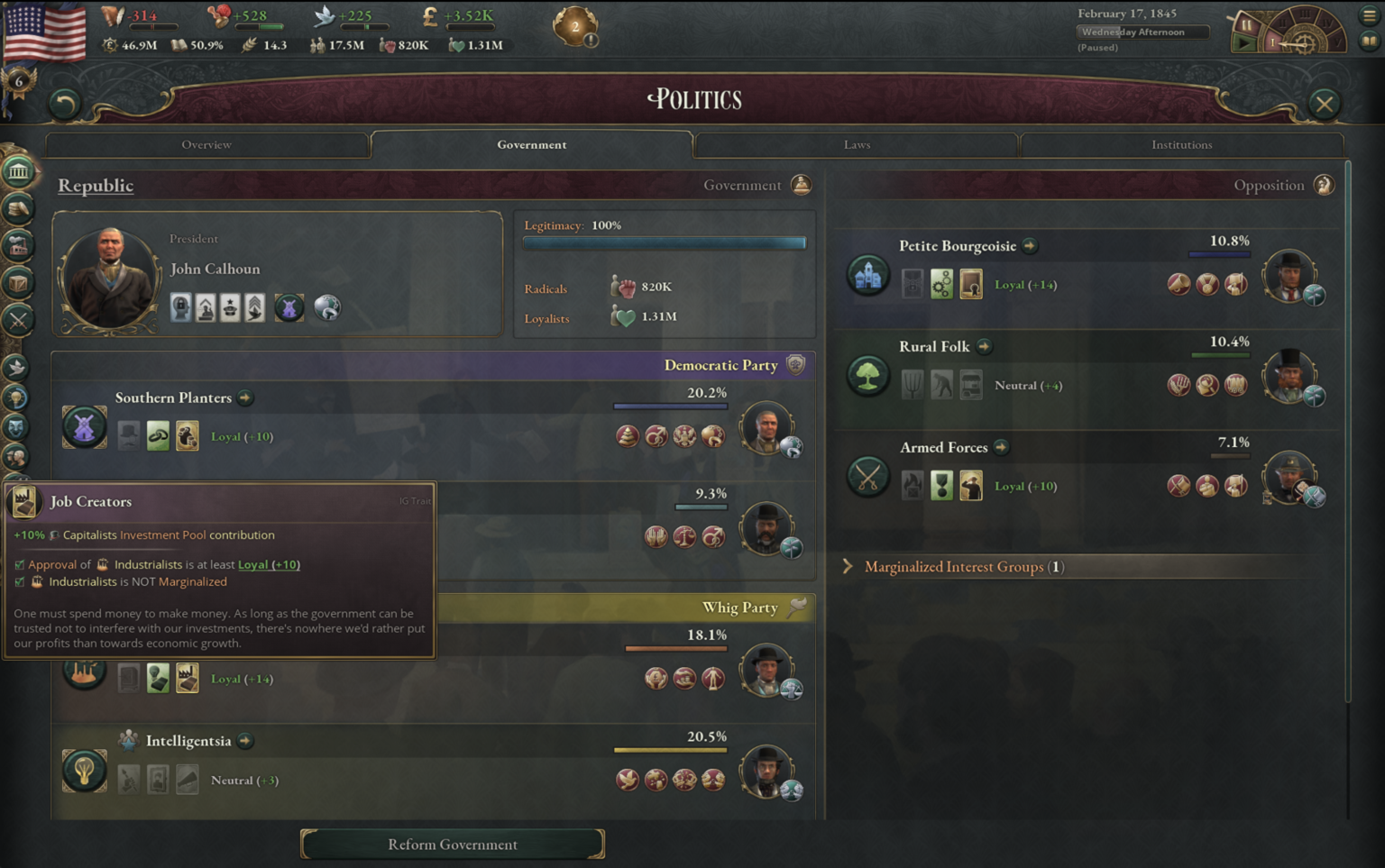 Government types in Victoria 3 - StrateGGames