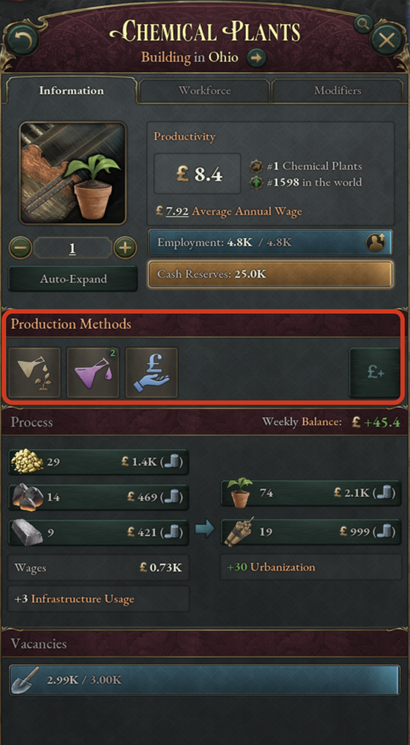 Production methods Victoria 3 - StrateGGames