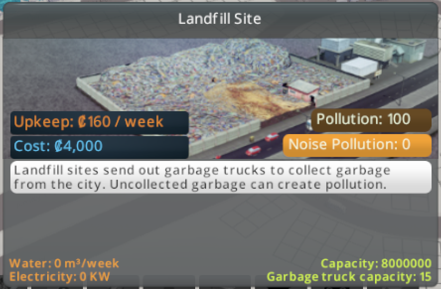 Garbage disposal in Cities Skylines - StrateGGames