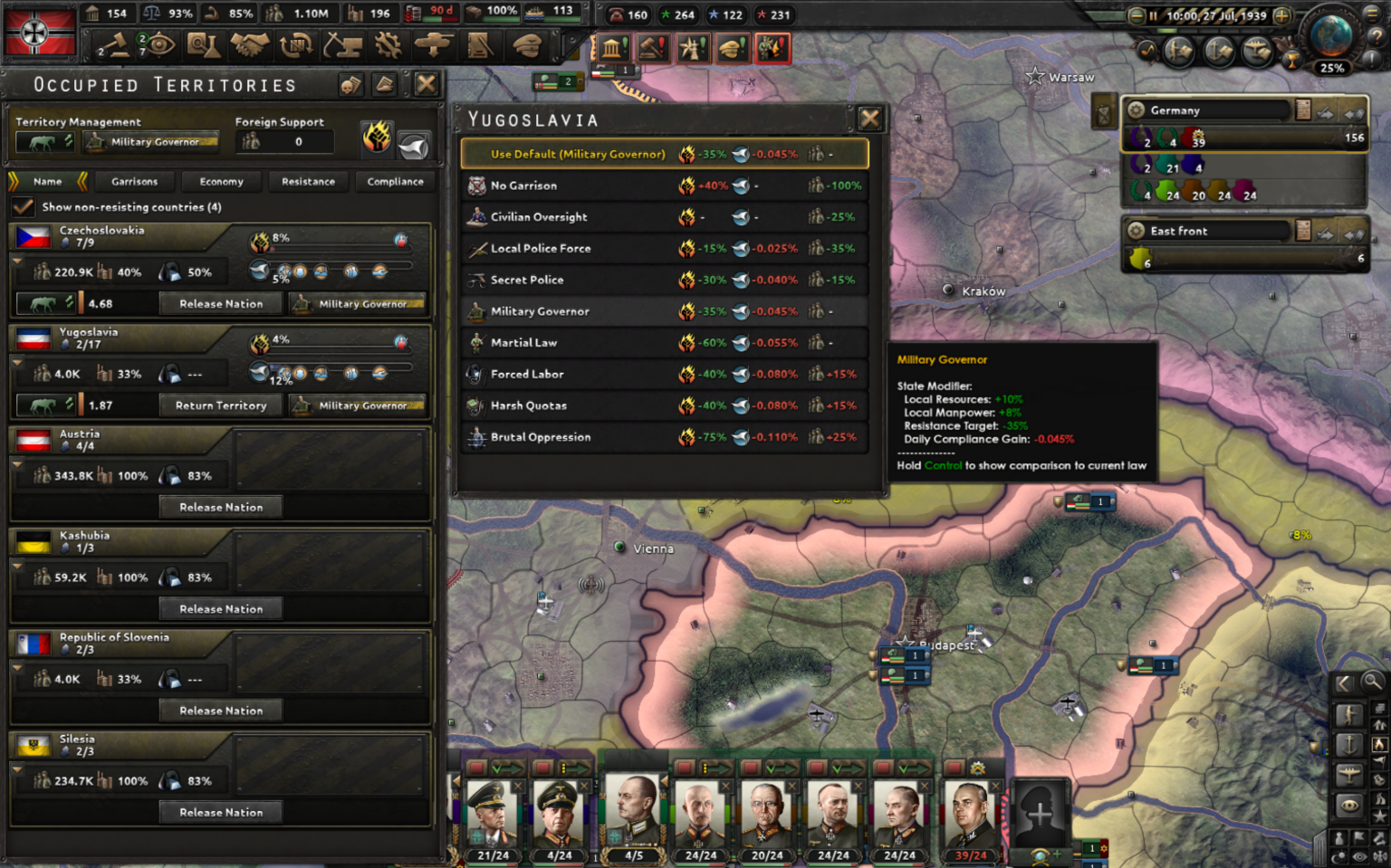 Resistance against occupation in HOI4 - StrateGGames