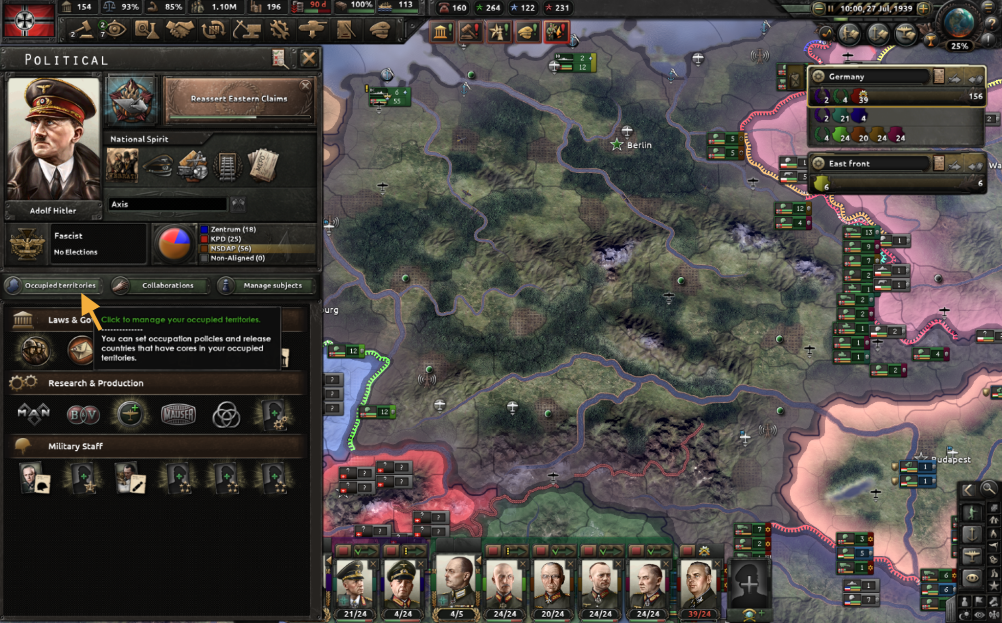 Resistance against occupation in HOI4 - StrateGGames