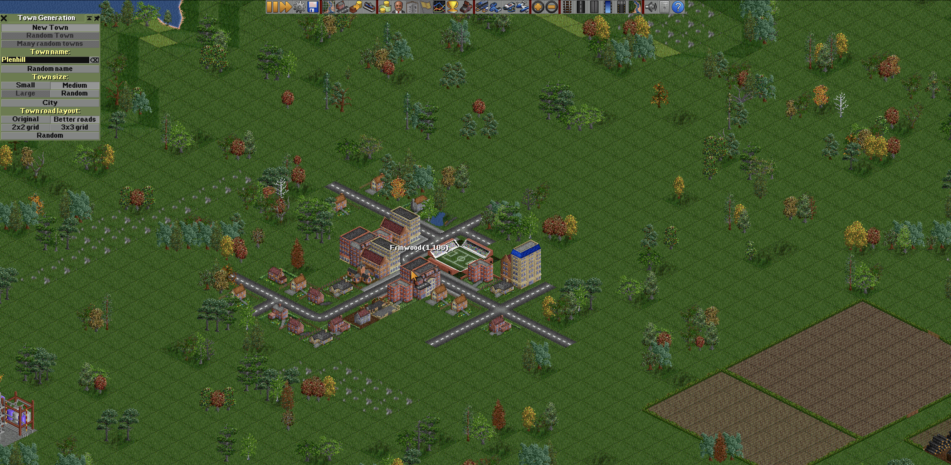 Founding new town guide for OpenTTD - StrateGGames