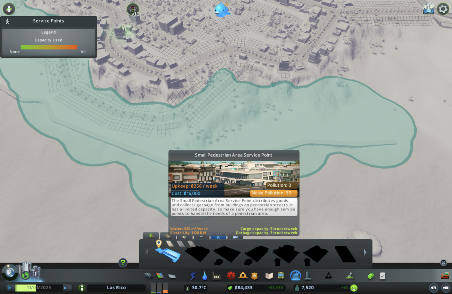 Service Point in Pedestrian Areas in Cities Skylines - StrateGGames