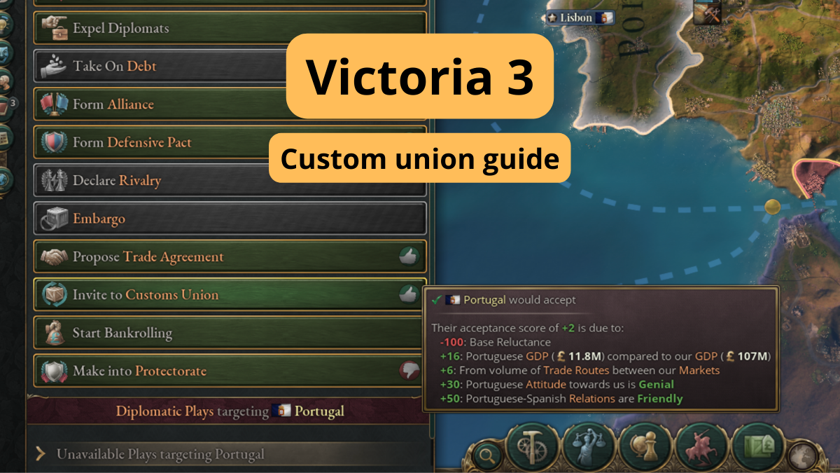 Custom union in Victoria 3 - StrateGGames