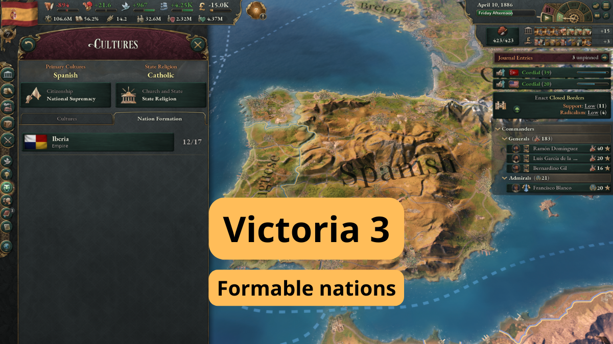 All formable nations in Victoria 3 - StrateGGames