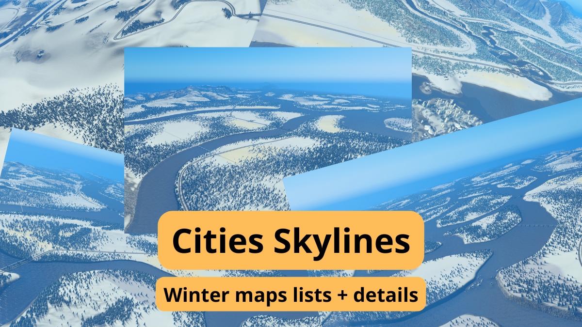 Winter maps in Cities Skylines - StrateGGames