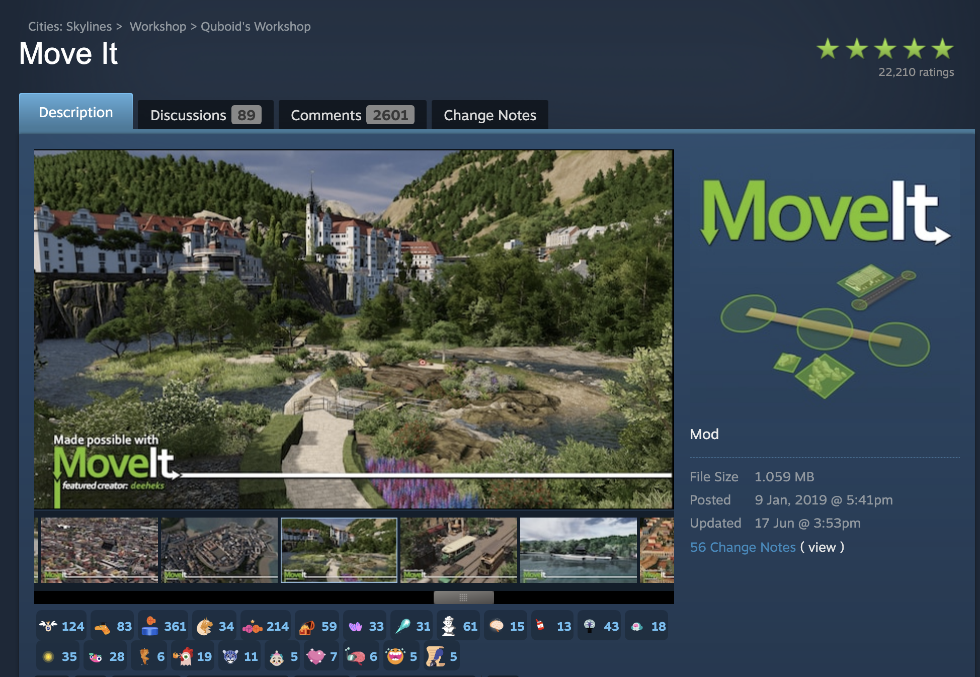 Move it mod for Cities Skylines details - StrateGGames