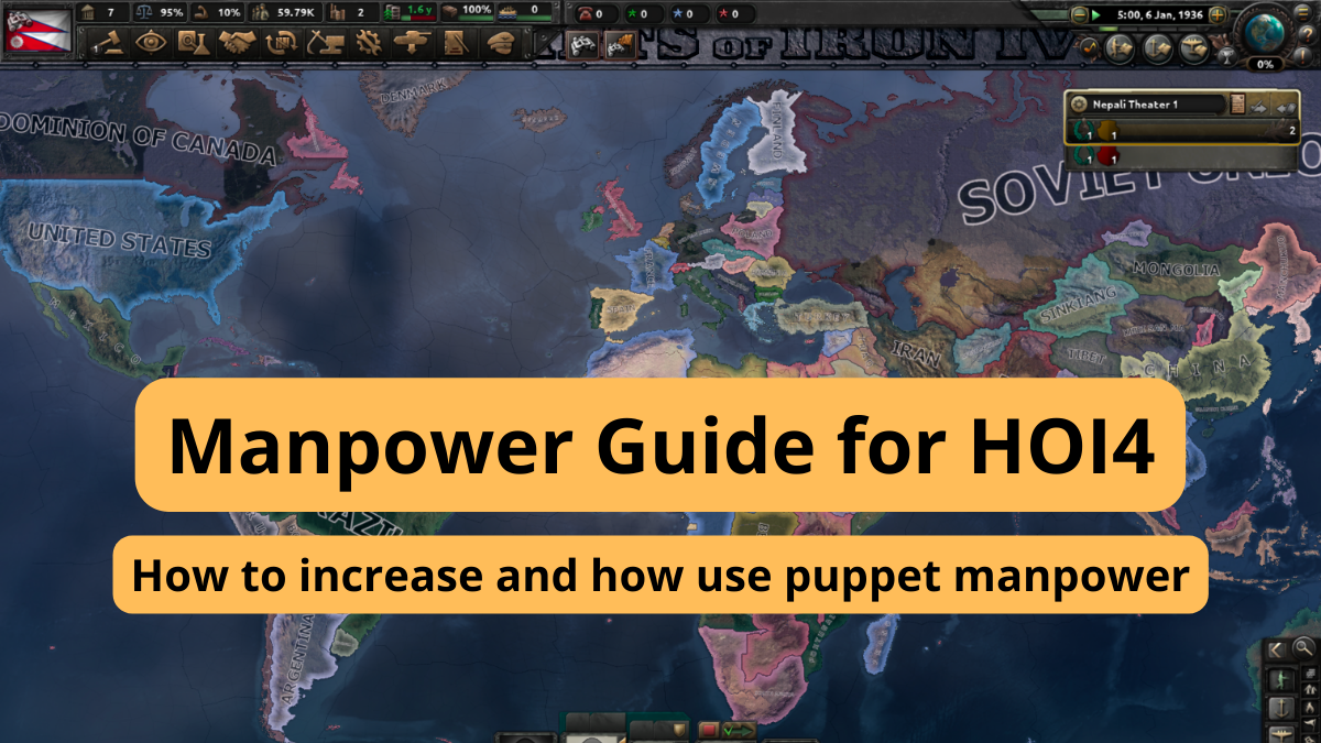 Manpower guide, how does the manpower work and how to increase it ...