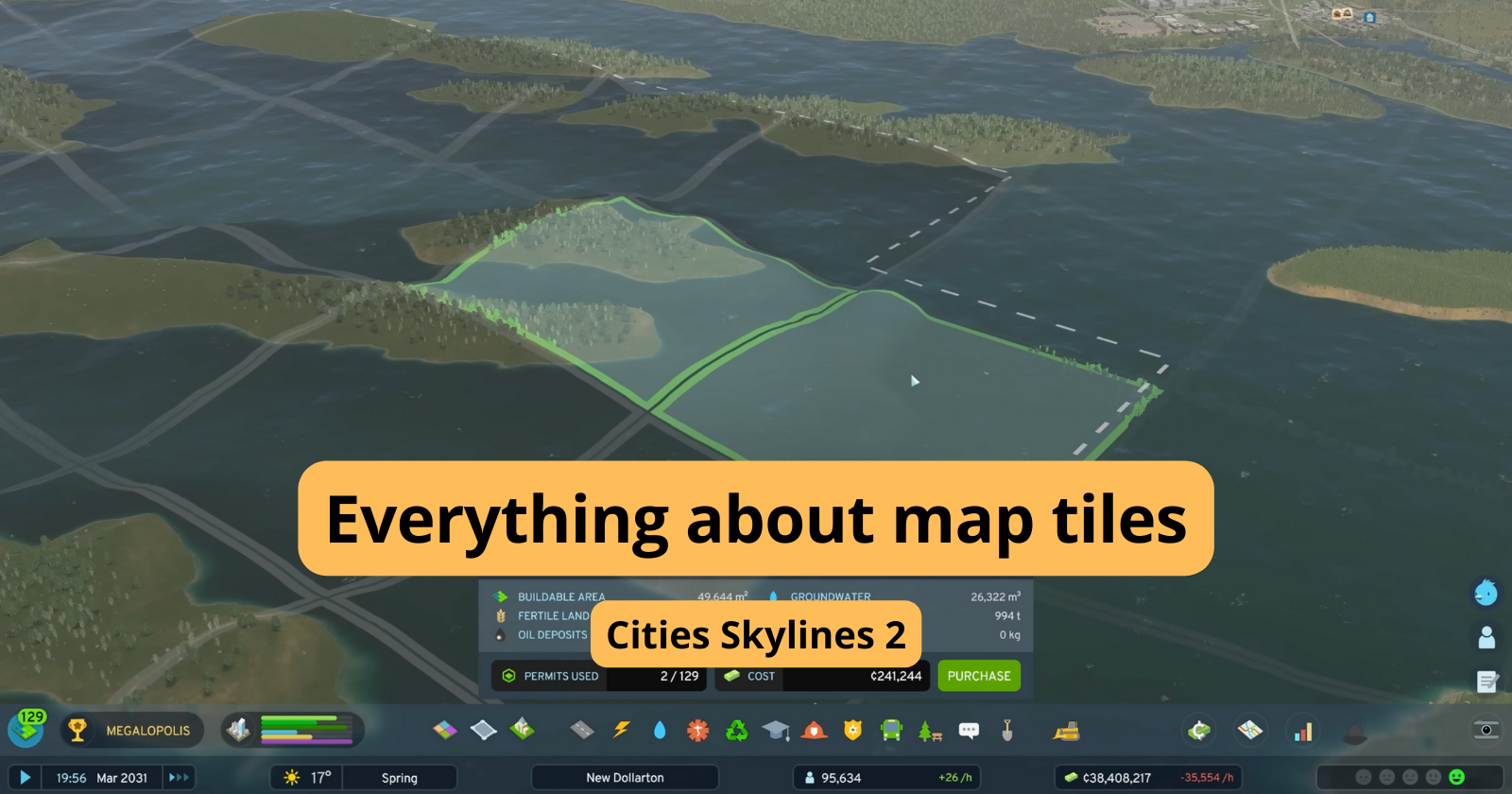 Map tiles explained - Cities Skylines 2 - all on one place - StrateGGames