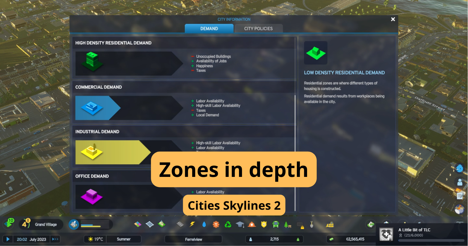 Zones in Cities Skylines 2 - StrateGGames